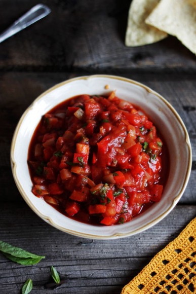 Recette de salsa maison